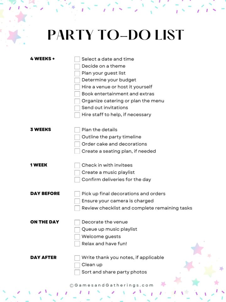 Notes on a Party: Your Party Planning Guide - Games and Gatherings